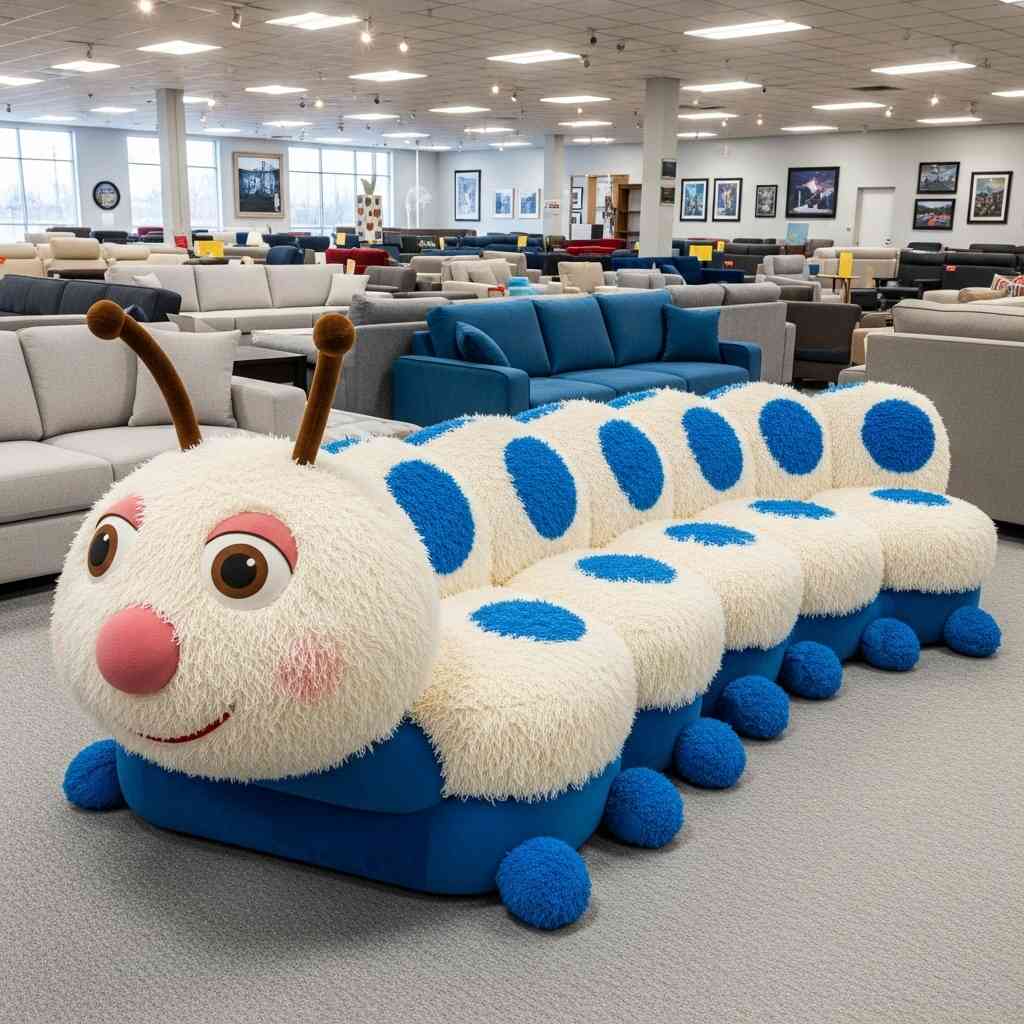 Design Inspiration: Living Rooms with Caterpillar Sofas - Creative Designs