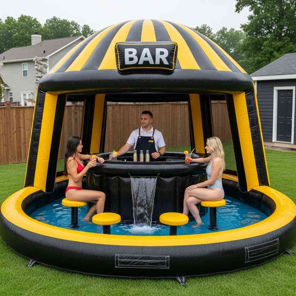Inflatable Bar Pools – Durable, Quick-Inflate Pool Bars for Backyard ...