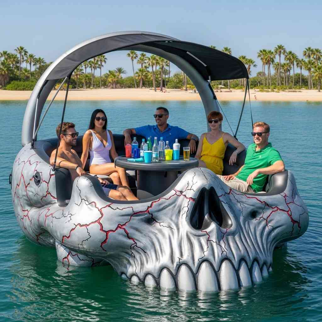 Cool Skull Inflatable Floats for Lakes – Trending Water Float Ideas ...