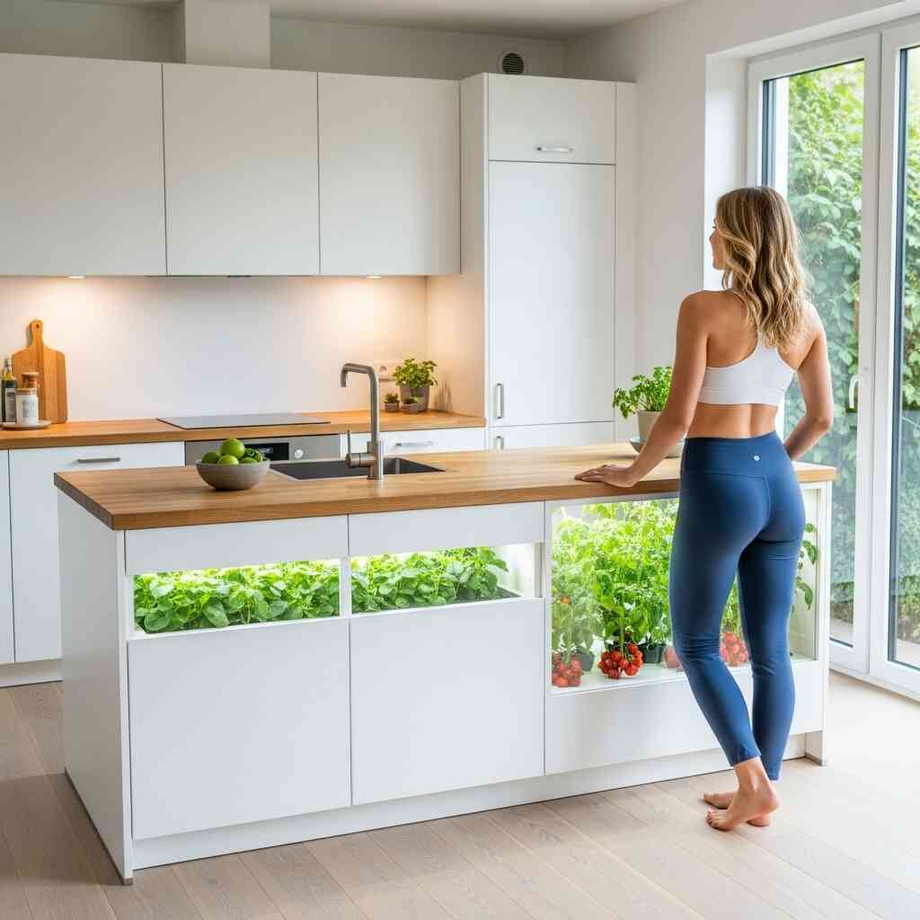 Bringing Nature Indoors: Kitchen Islands with Built-In Hydroponic ...
