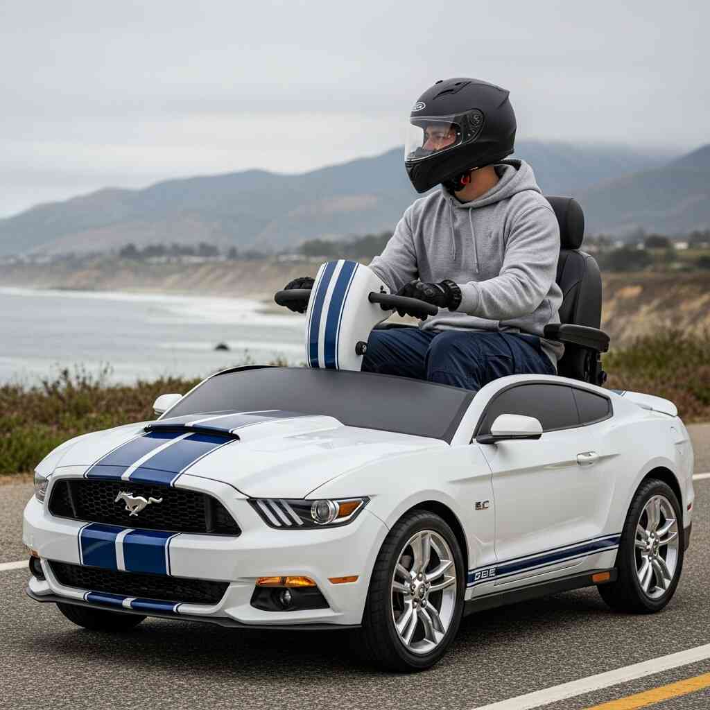 The Mustang Shaped Mobility Scooter: A Fusion of Style and Function ...
