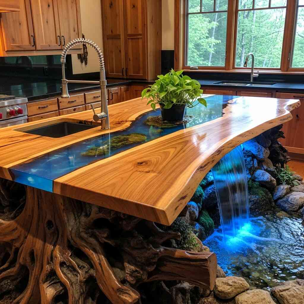Stunning Waterfall Shaped Kitchen Islands: A Guide to Contemporary ...