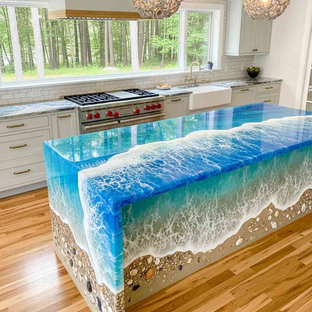 Dreaming in Sand and Stone: The Magic of Beach Shaped Countertops ...