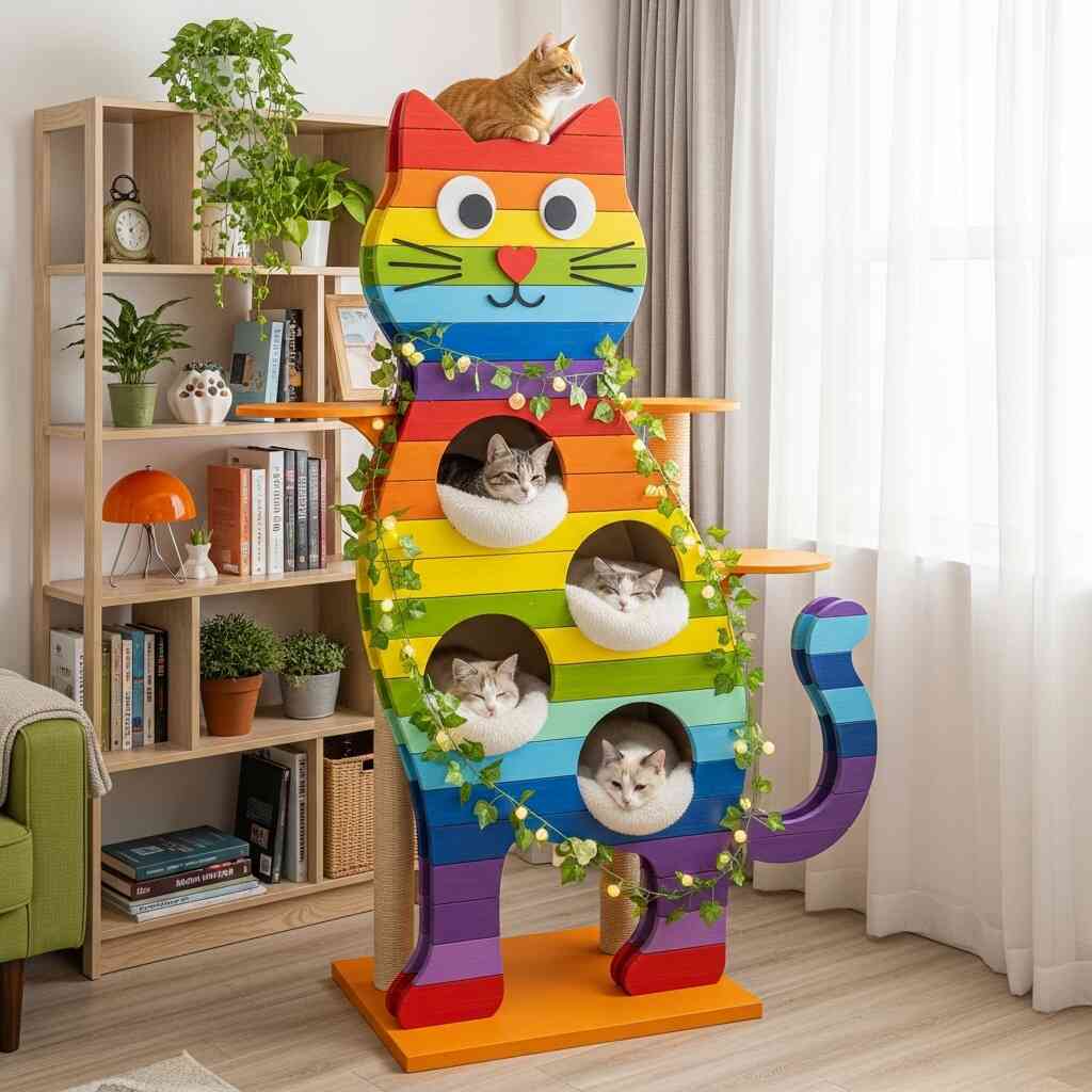 Whisker Wonderland: Inside the World of Cat-Shaped Cat Playgrounds ...