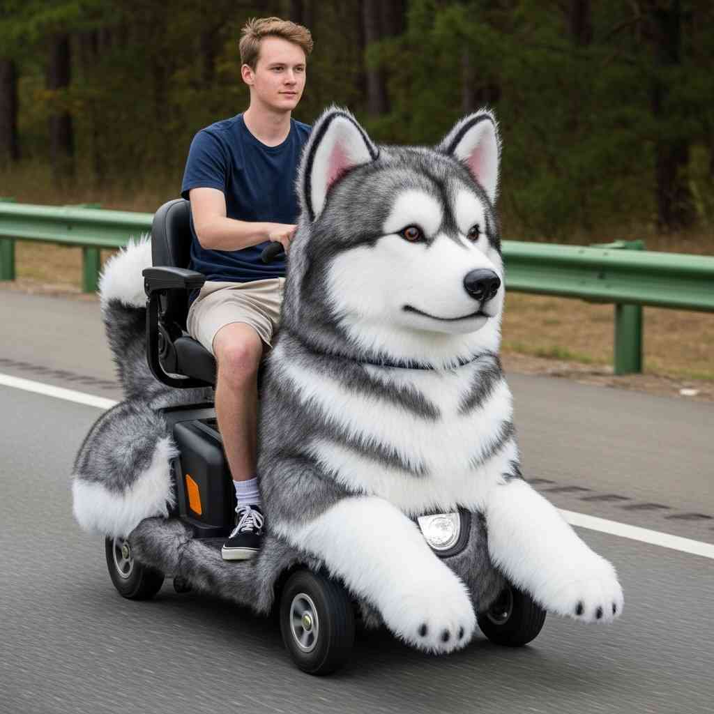Why a Dog Shaped Mobility Scooter Might Be the Happiest Ride on Wheels ...