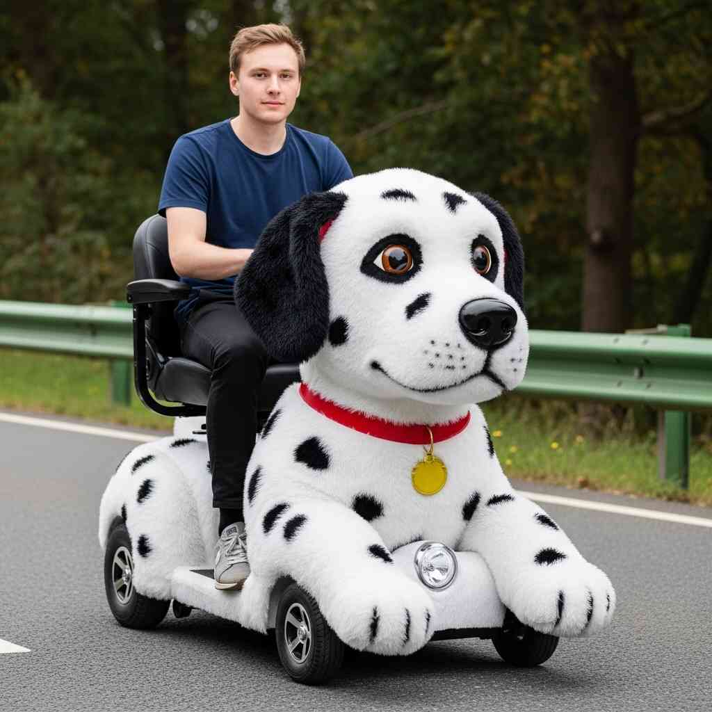 Why a Dog Shaped Mobility Scooter Might Be the Happiest Ride on Wheels ...