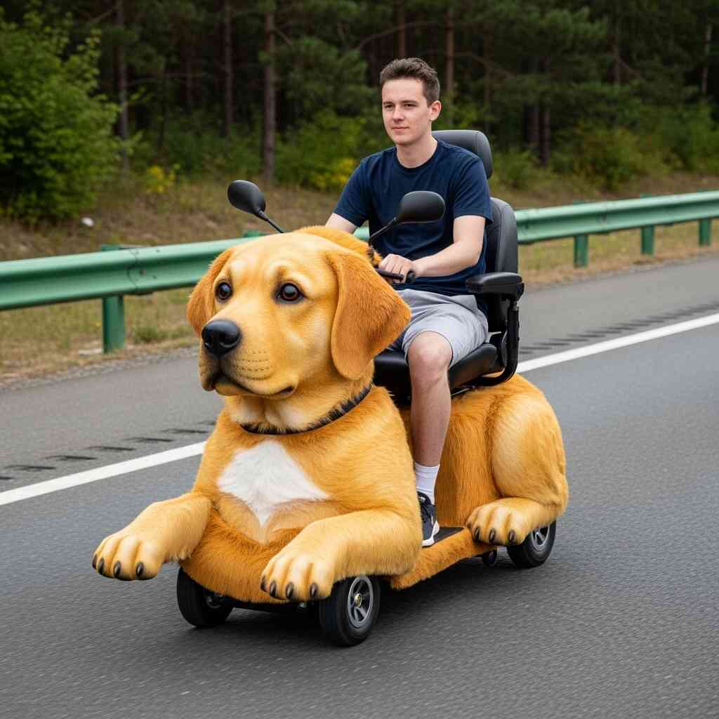 Why a Dog Shaped Mobility Scooter Might Be the Happiest Ride on Wheels ...