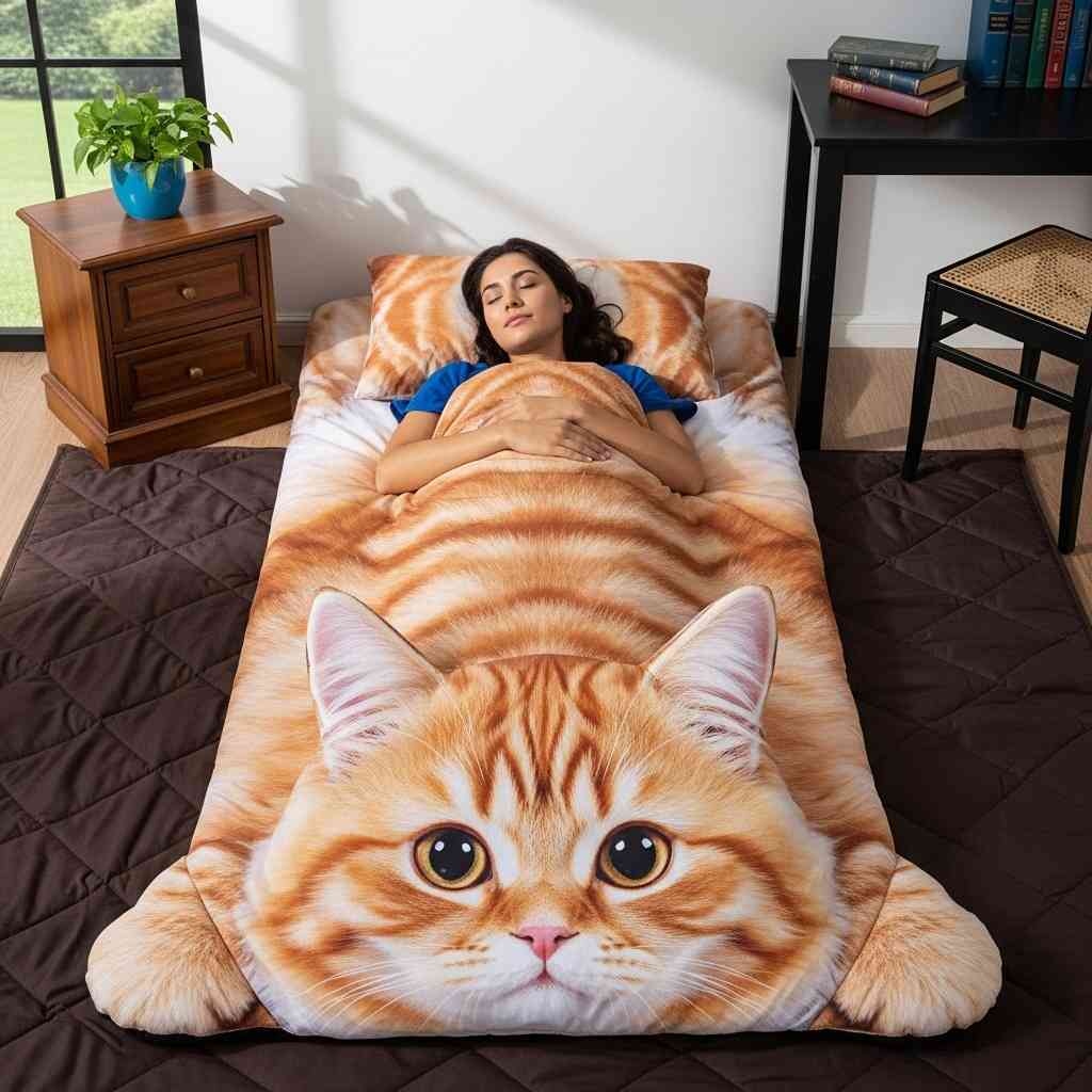 Dreaming in Purr-fect Comfort: Inside the World of Fluffy Cat Shaped ...