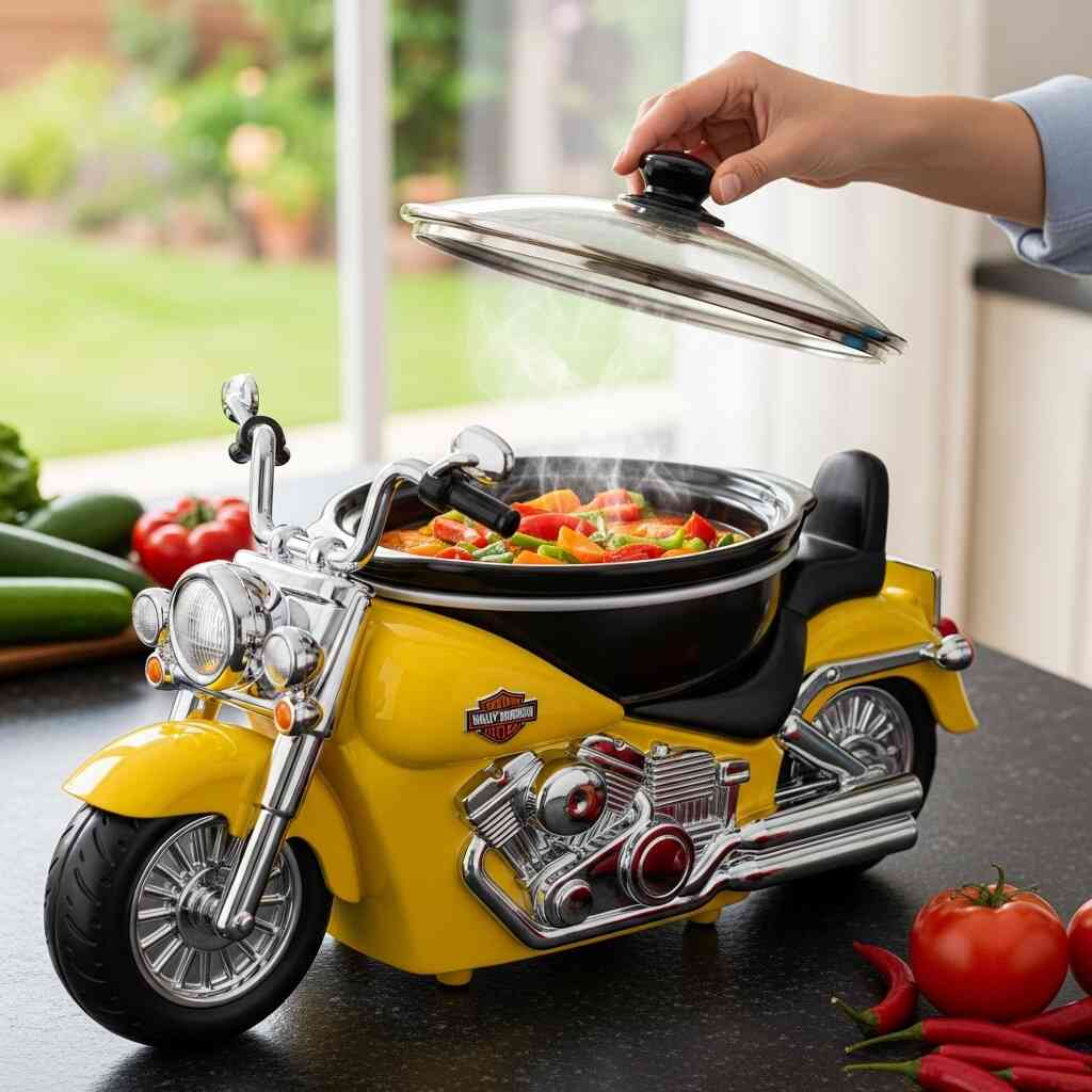 Rev Up Dinner: How a Harley Shaped Slow Cooker Transformed My Kitchen ...