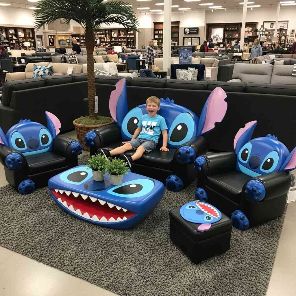 When Stitch Moved Into My Living Room: The Magical Furniture Set That ...