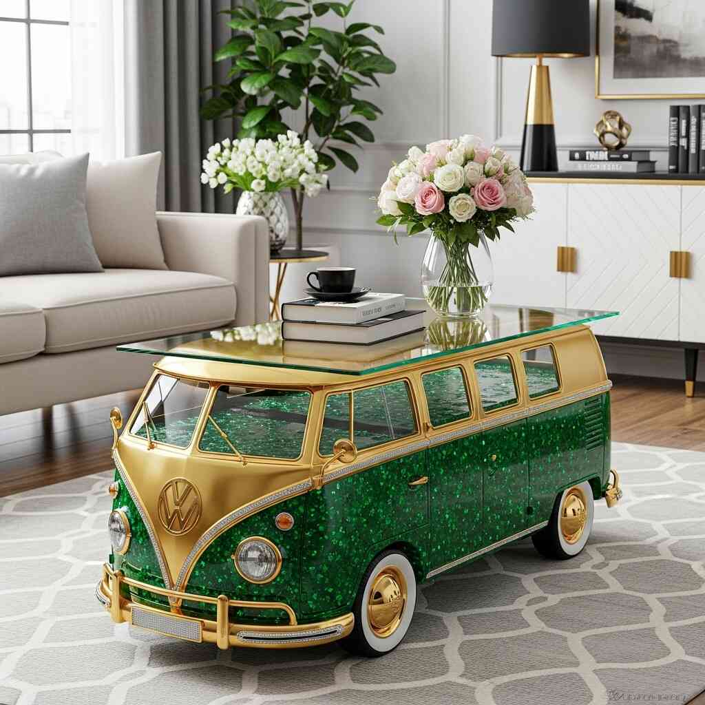 The Unexpected Charm of a VW Bus Coffee Table - Creative Designs