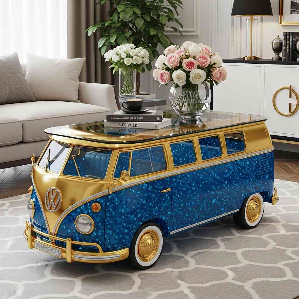 The Unexpected Charm of a VW Bus Coffee Table - Creative Designs