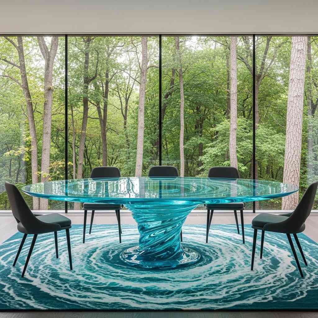 Why Water Vortex Shaped Coffee Tables Are the Ultimate Conversation ...