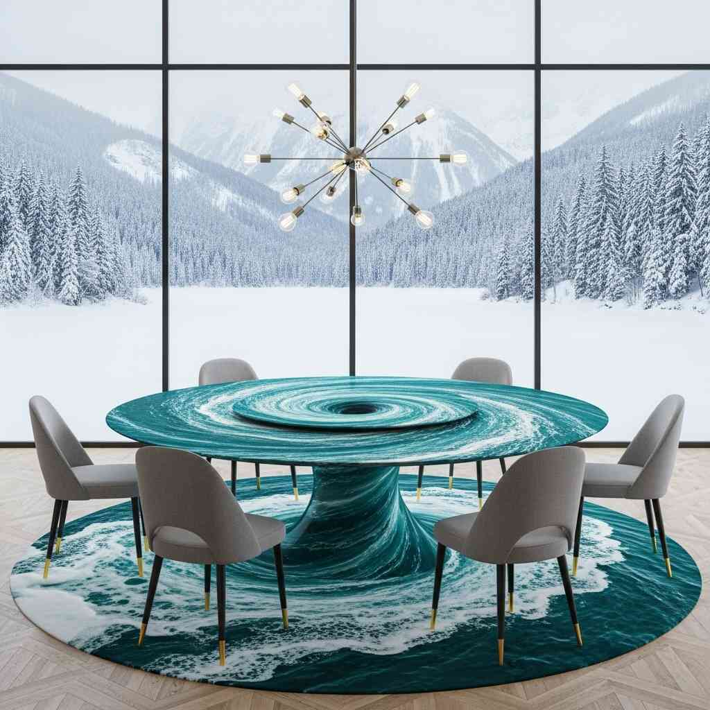 Why Water Vortex Shaped Coffee Tables Are the Ultimate Conversation ...