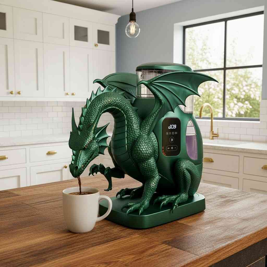 How a Dragon-Shaped Coffee Maker Transforms Morning Rituals - Creative ...