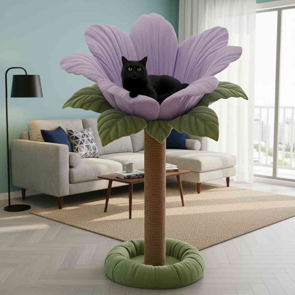 When Cats Climb Blossoms: The Secret Life of the Flower Shaped Cat Tree ...