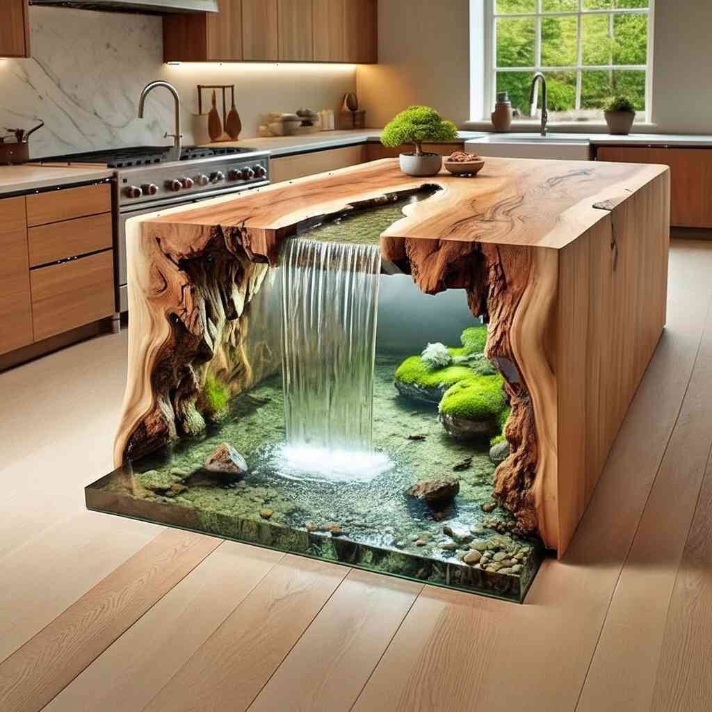 Kitchen Island with Waterfalls: Design Ideas to Elevate Your Culinary ...