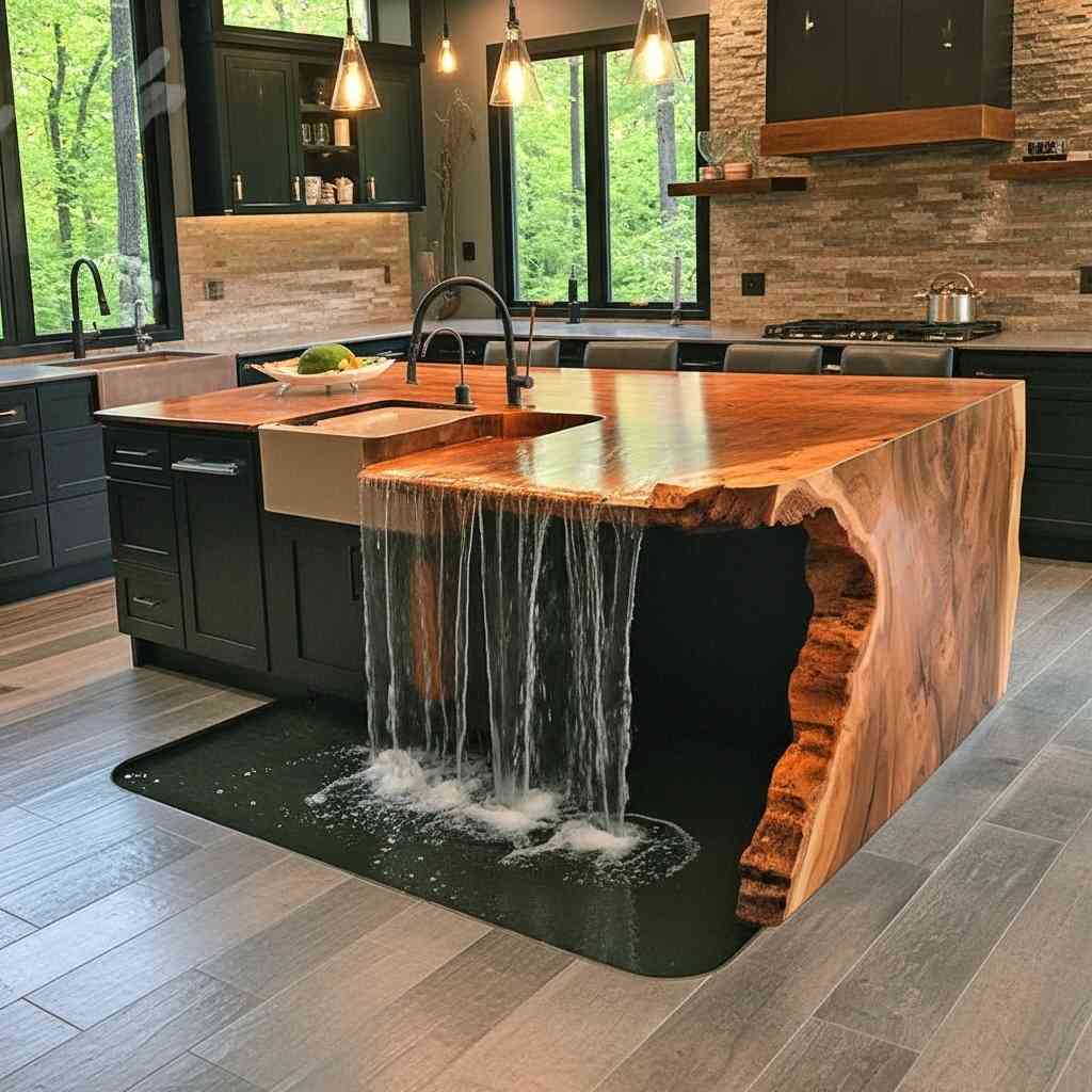 Kitchen Island with Waterfalls: Design Ideas to Elevate Your Culinary ...