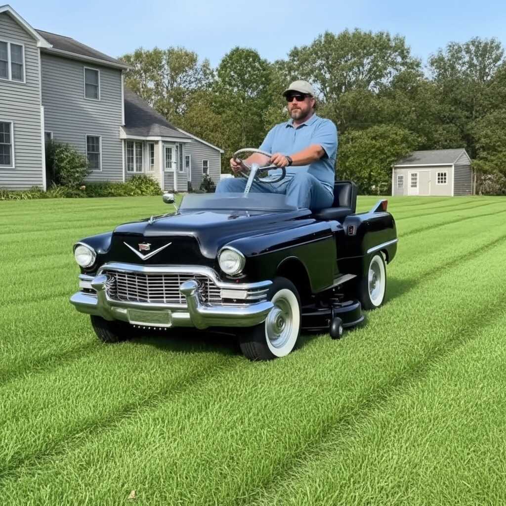 Classic Car Shaped Mowers: A Nostalgic Twist on Lawn Care - Creative ...