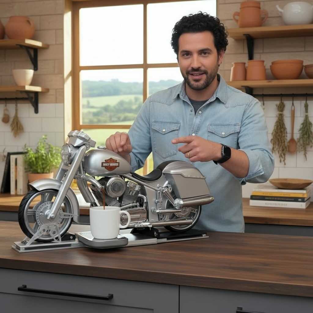 The Rise of Harley Shaped Coffee Makers in Motorcycle-Themed Kitchens ...