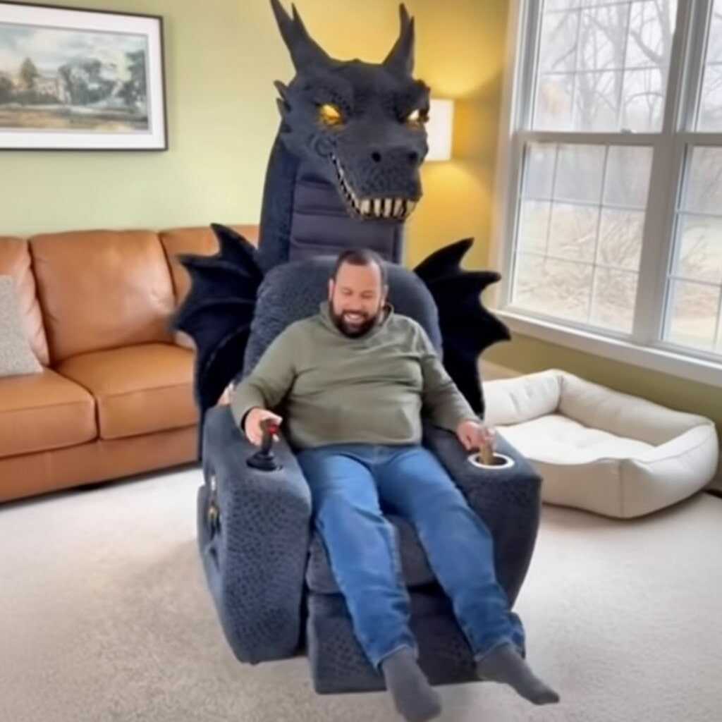 Exploring the Myth and Comfort of Motorized Dragon Shaped Recliners ...
