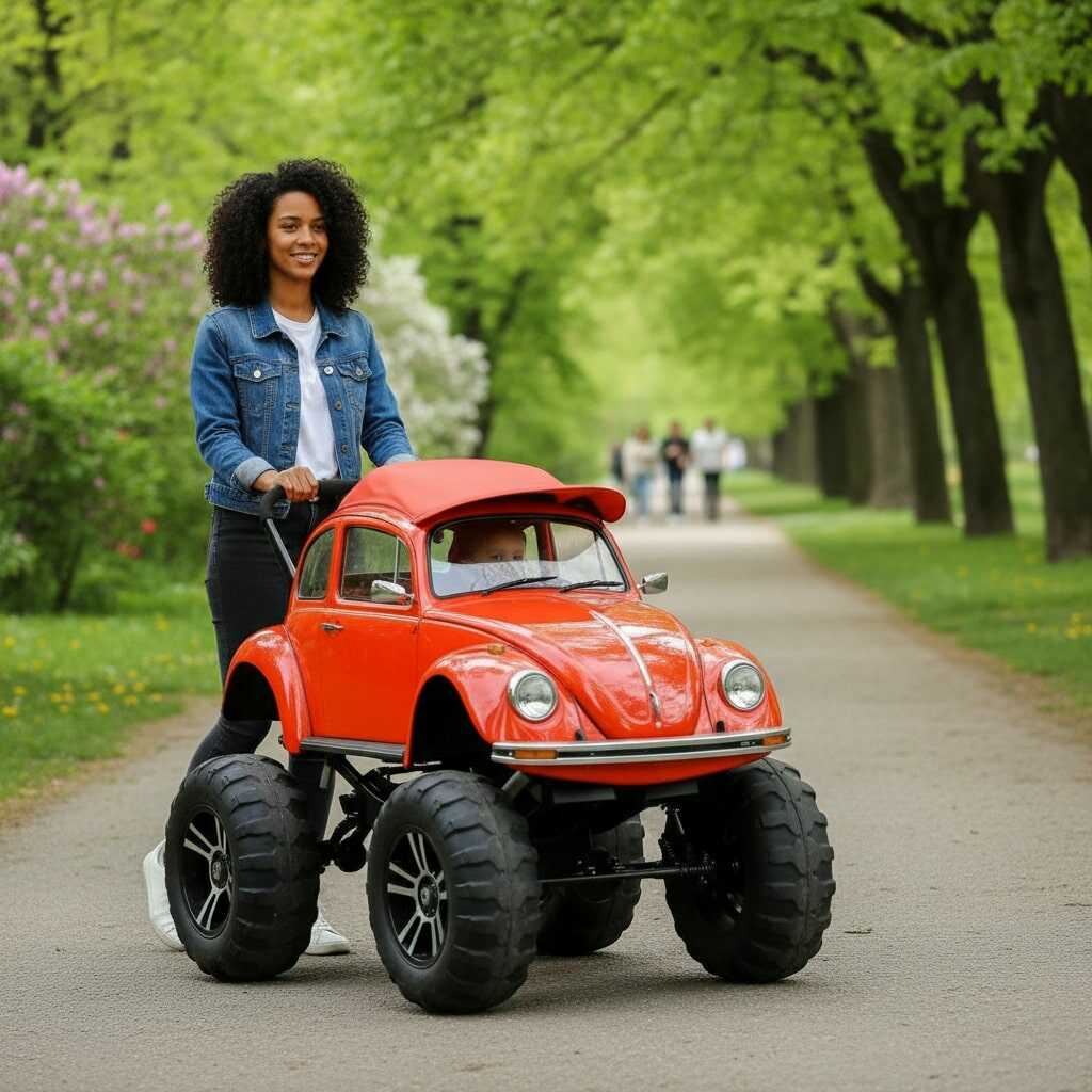 The Charm of the VW Beetle Shaped Stroller: A Nostalgic Ride for Modern ...
