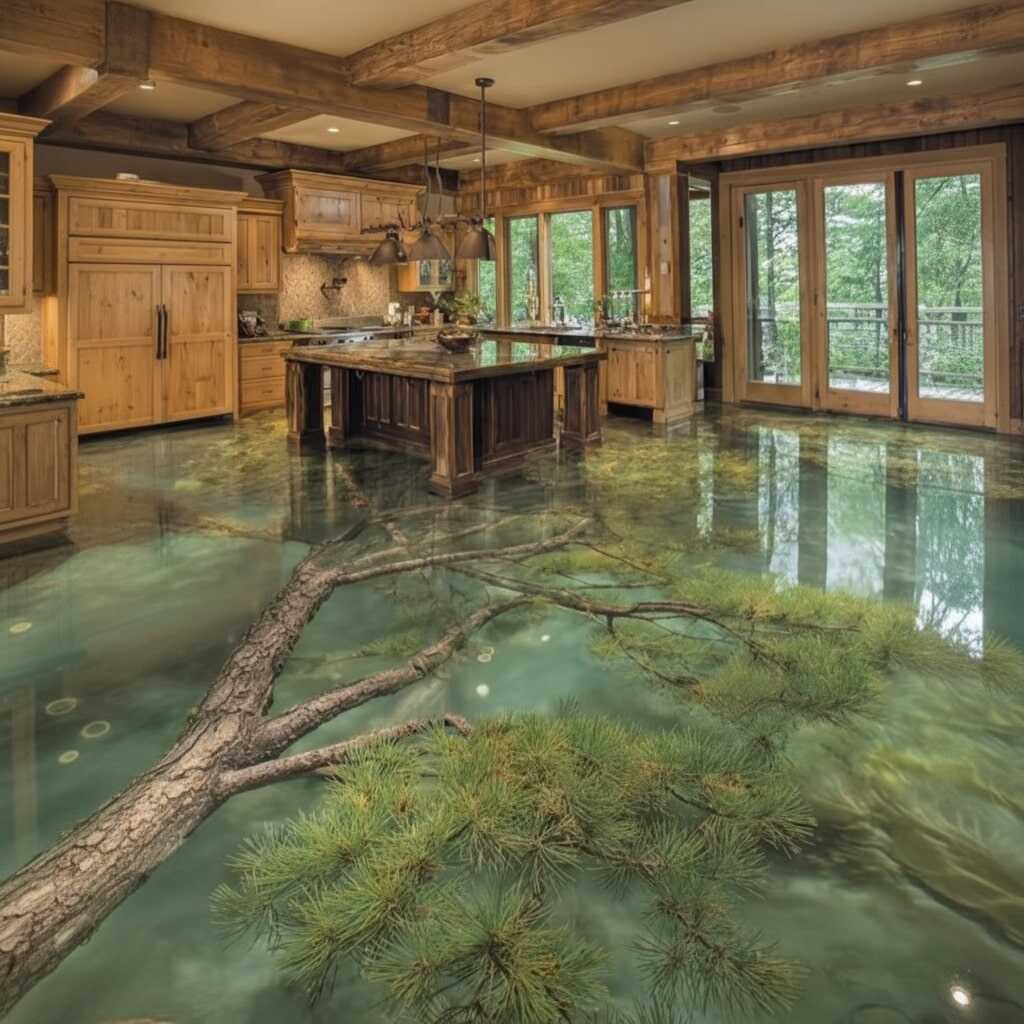 Sustainability Aspects of Pine Tree Epoxy Shaped Flooring: Eco-Friendly ...