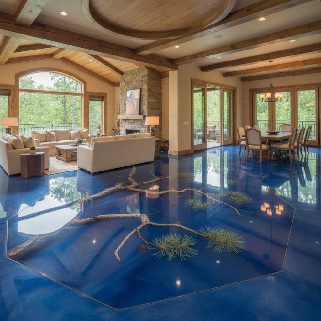 Sustainability Aspects of Pine Tree Epoxy Shaped Flooring: Eco-Friendly ...