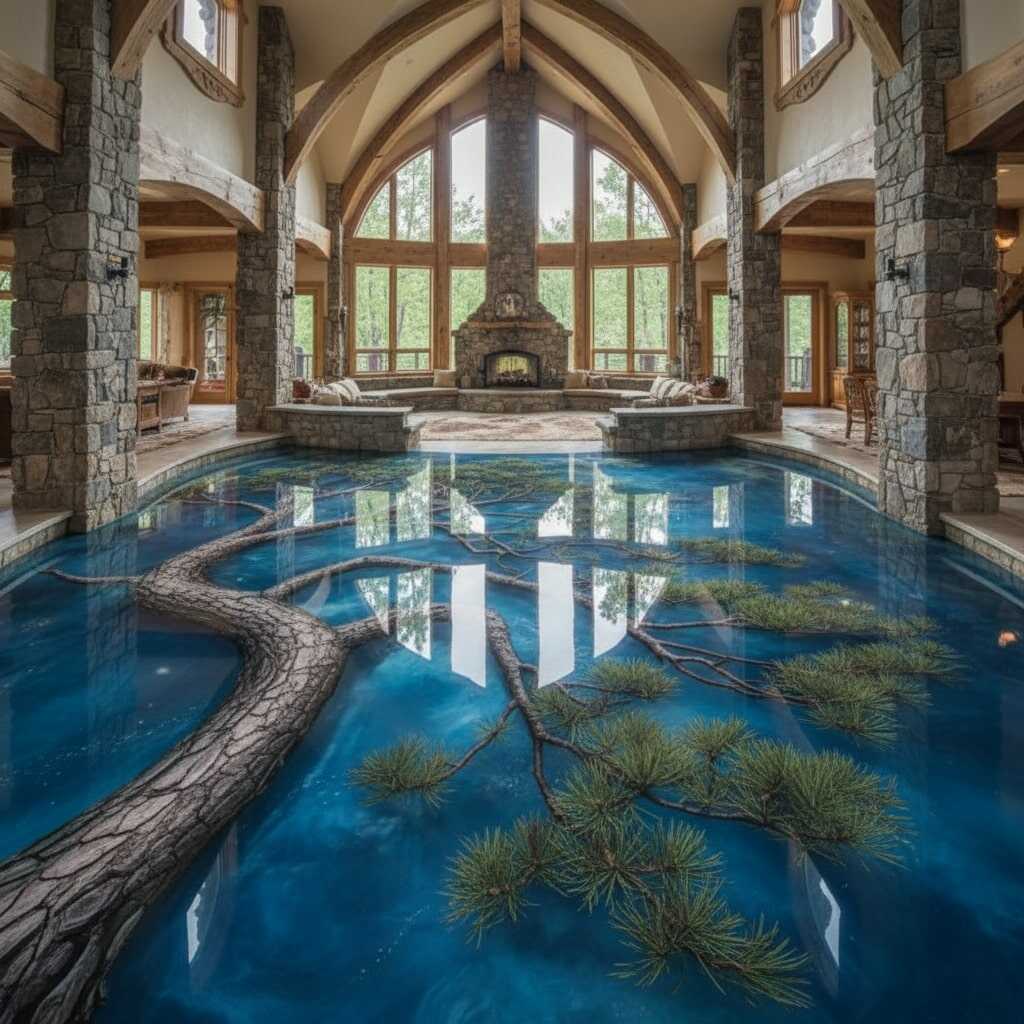 Sustainability Aspects of Pine Tree Epoxy Shaped Flooring: Eco-Friendly ...