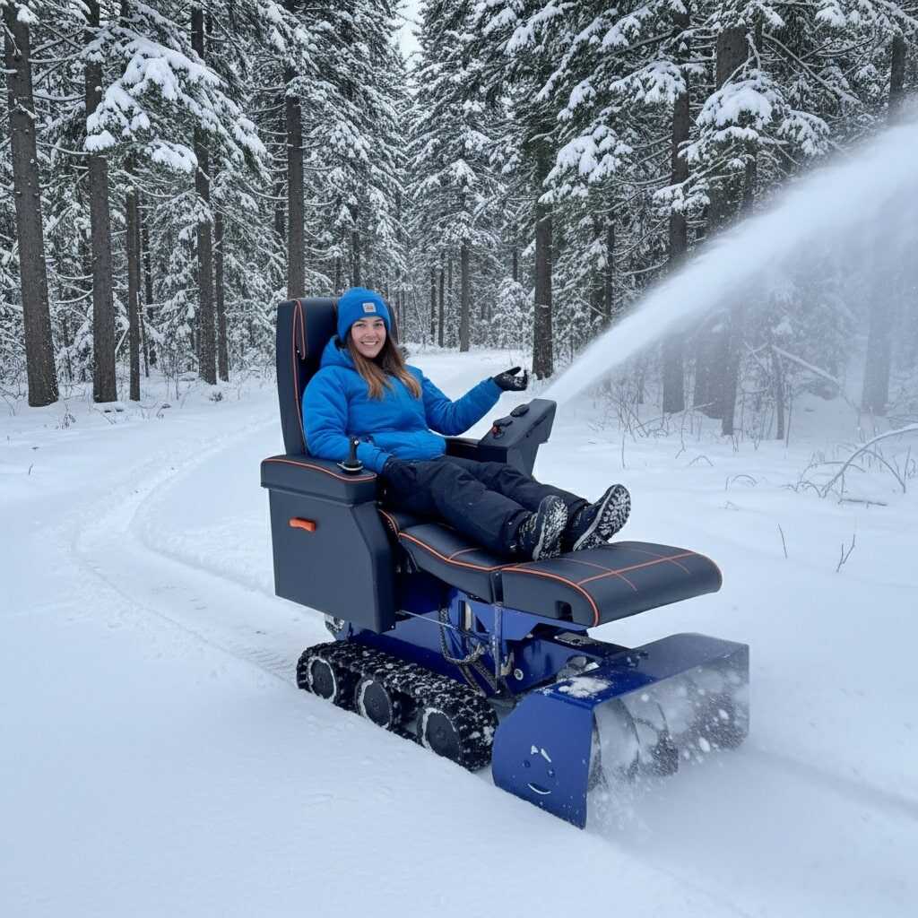 Snowblower Themed Recliner Unleashed: Where Engineering Aesthetics Meet ...