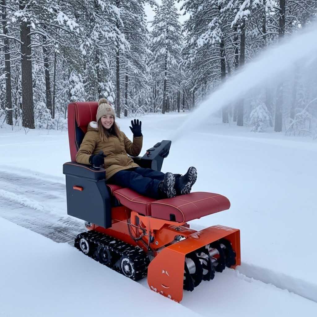 Snowblower Themed Recliner Unleashed: Where Engineering Aesthetics Meet ...
