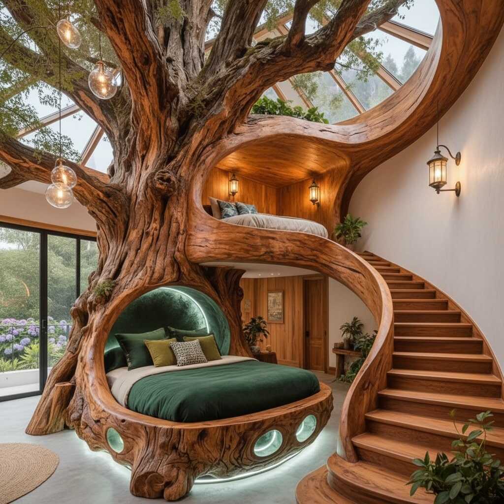 The Magic of a Tree Shaped Bunk Bed: Blending Nature, Play, and ...