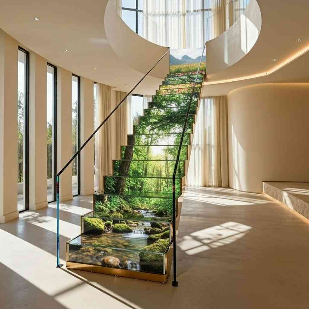 Active Scene Staircases with OLED Screens: Merging Architecture and ...