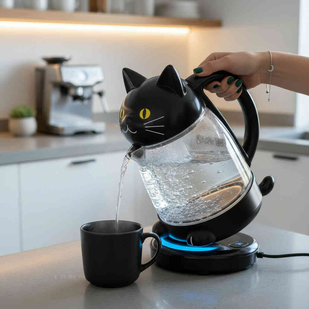 Adorable Cat-Shaped Electric Kettles for Whimsical Kitchen Vibes ...
