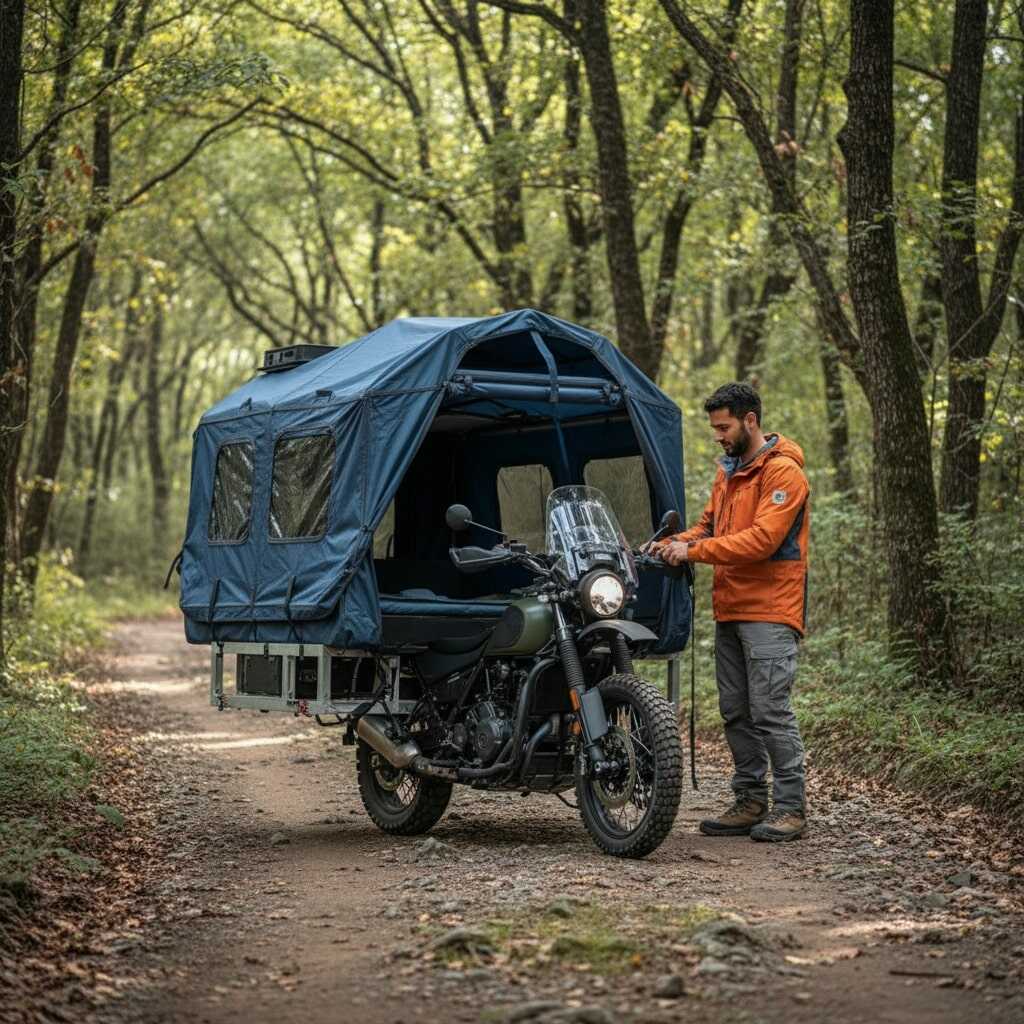 Setting Up a Camping Tent Motorcycles: A Step-by-Step Guide for Touring ...